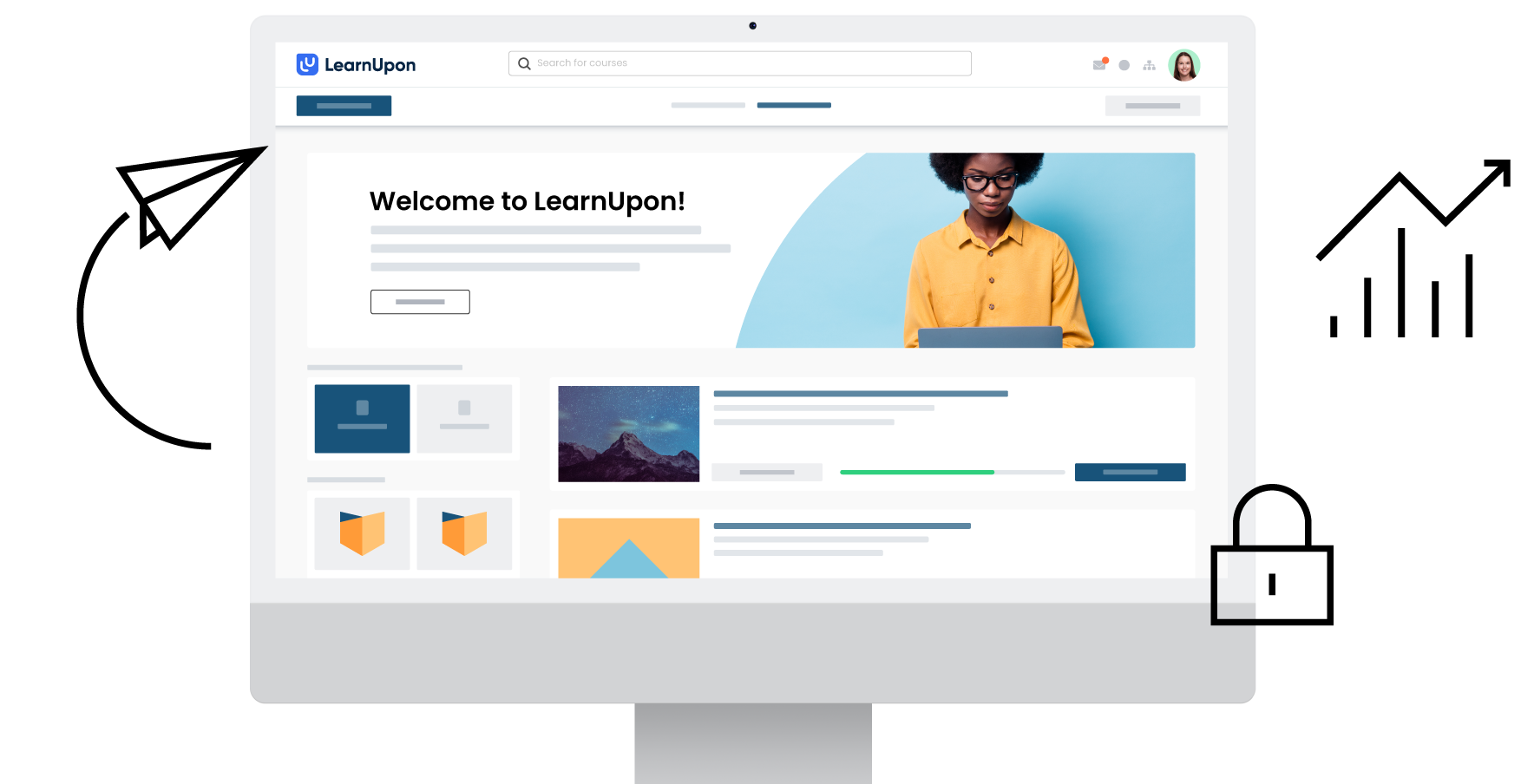 Everything you need, all in one LMS - LearnUpon Features