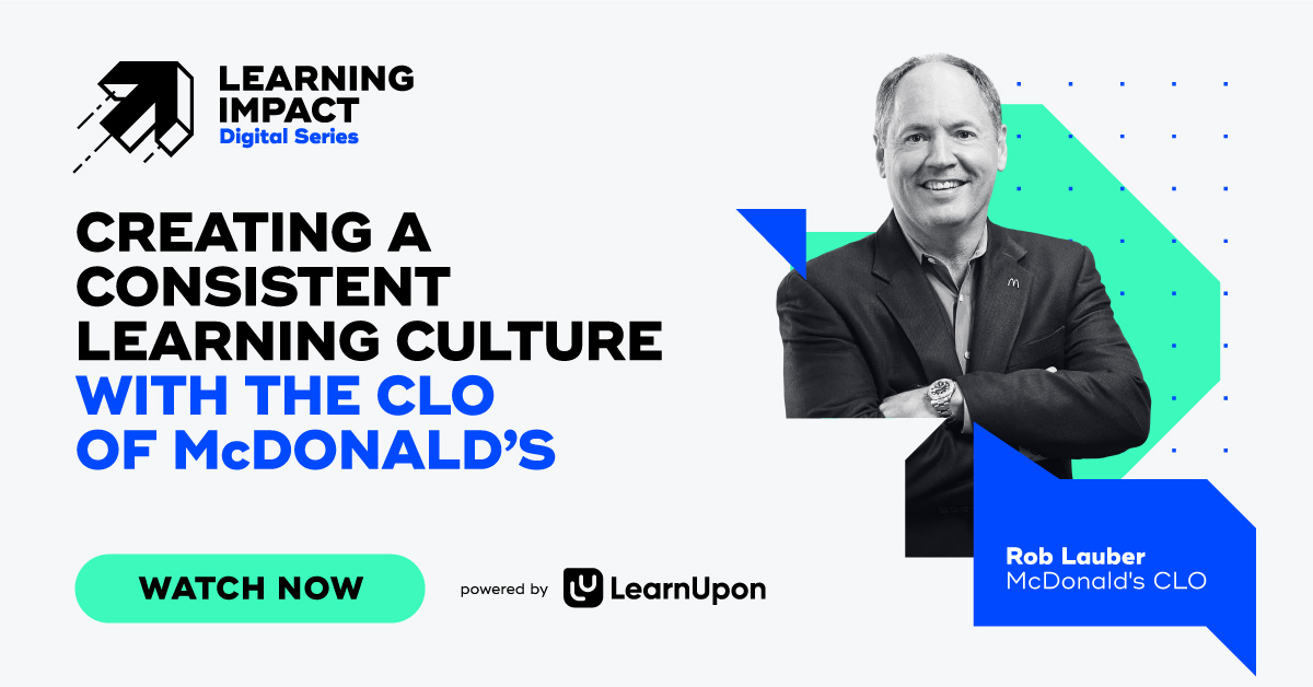 Consistent Learning Culture with the CLO of McDonald’s
