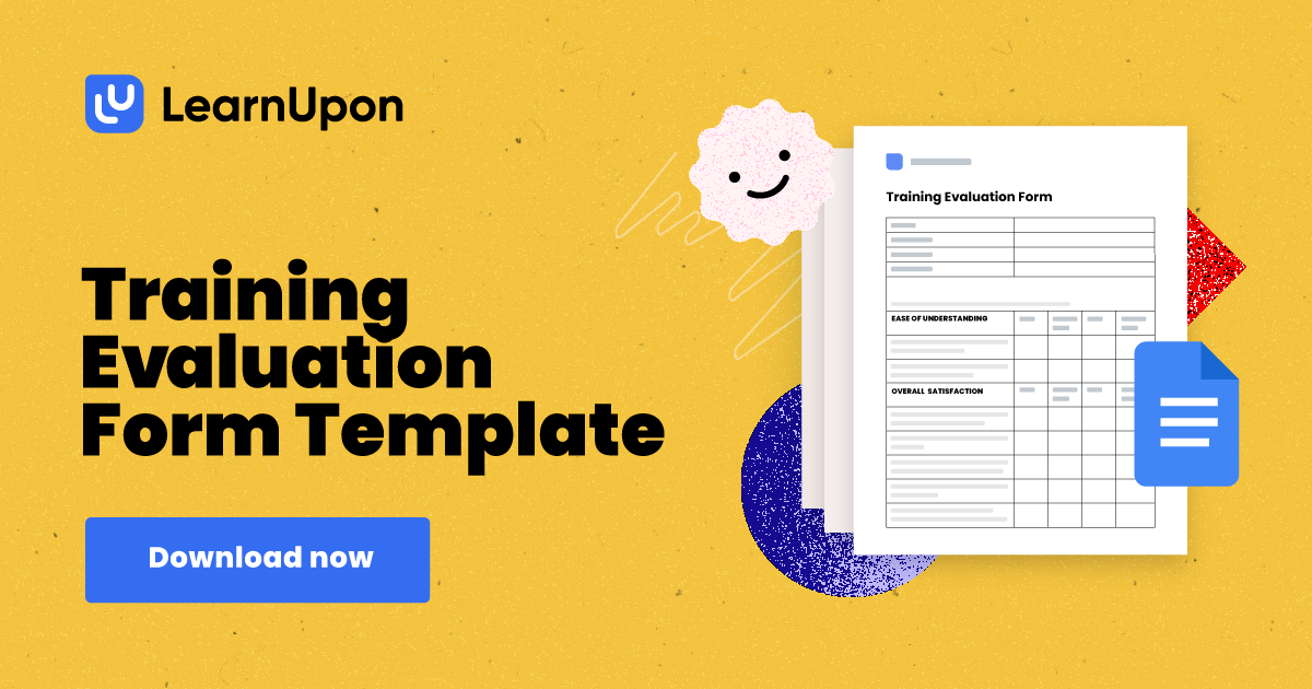 Training Evaluation Form Template - LearnUpon