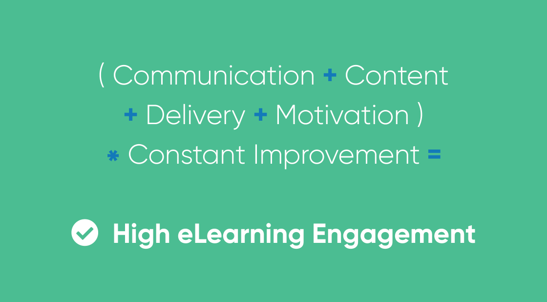 eLearning Engagement: A Formula for Success